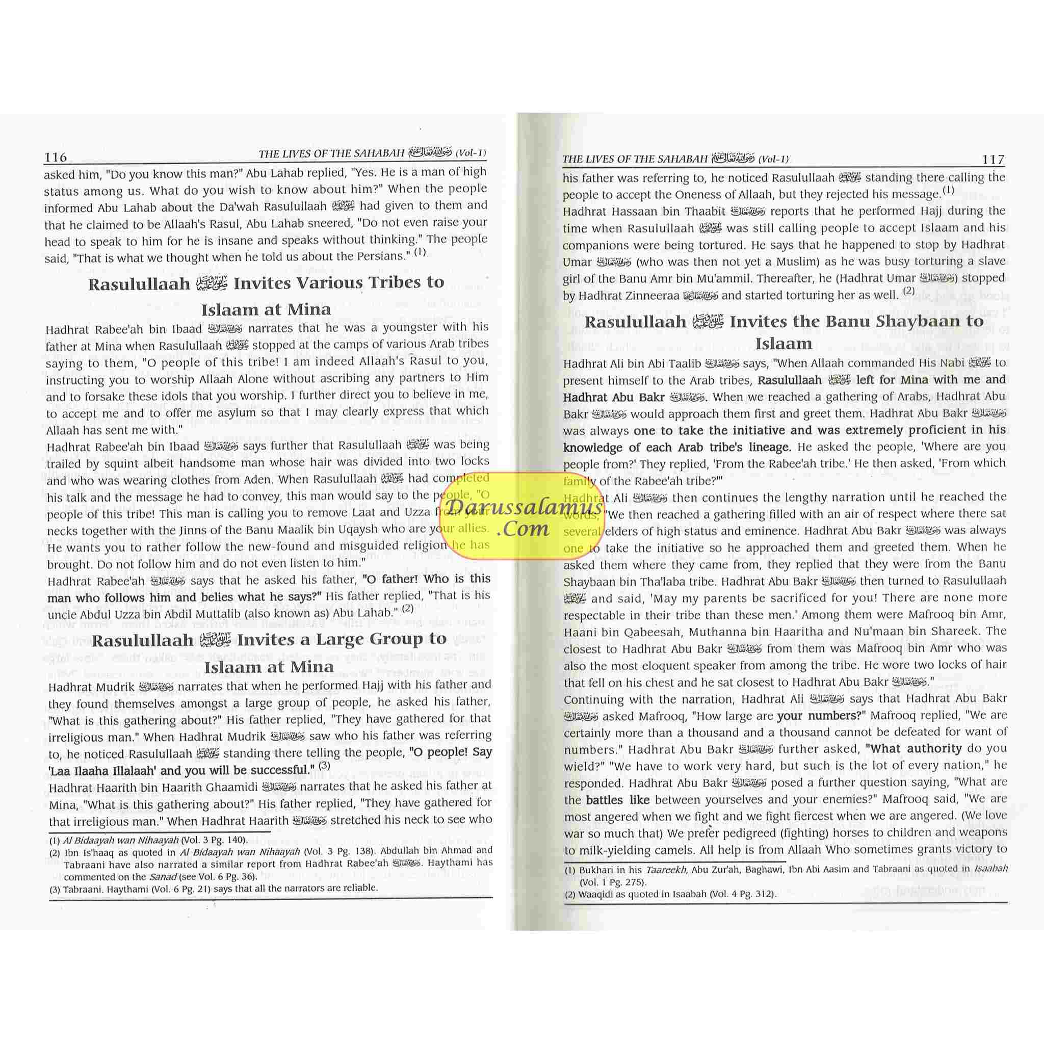 Hayatus Sahabah - The Lives of the Sahaba (3 volumes) – DARUSSALAM US