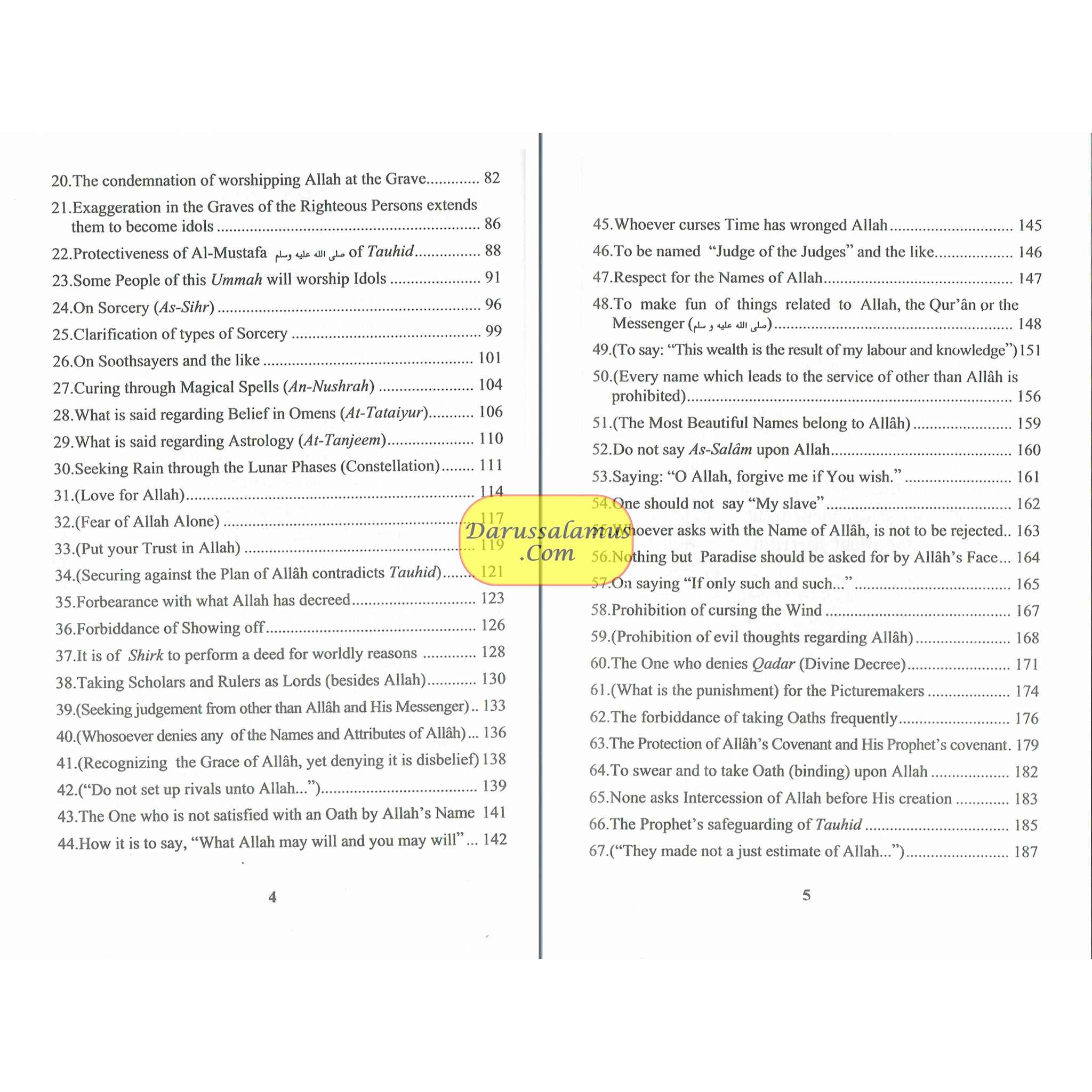 Kitab At-Tauhid The Book of Monotheism By Muhammad bin Abdul Wahhab ...